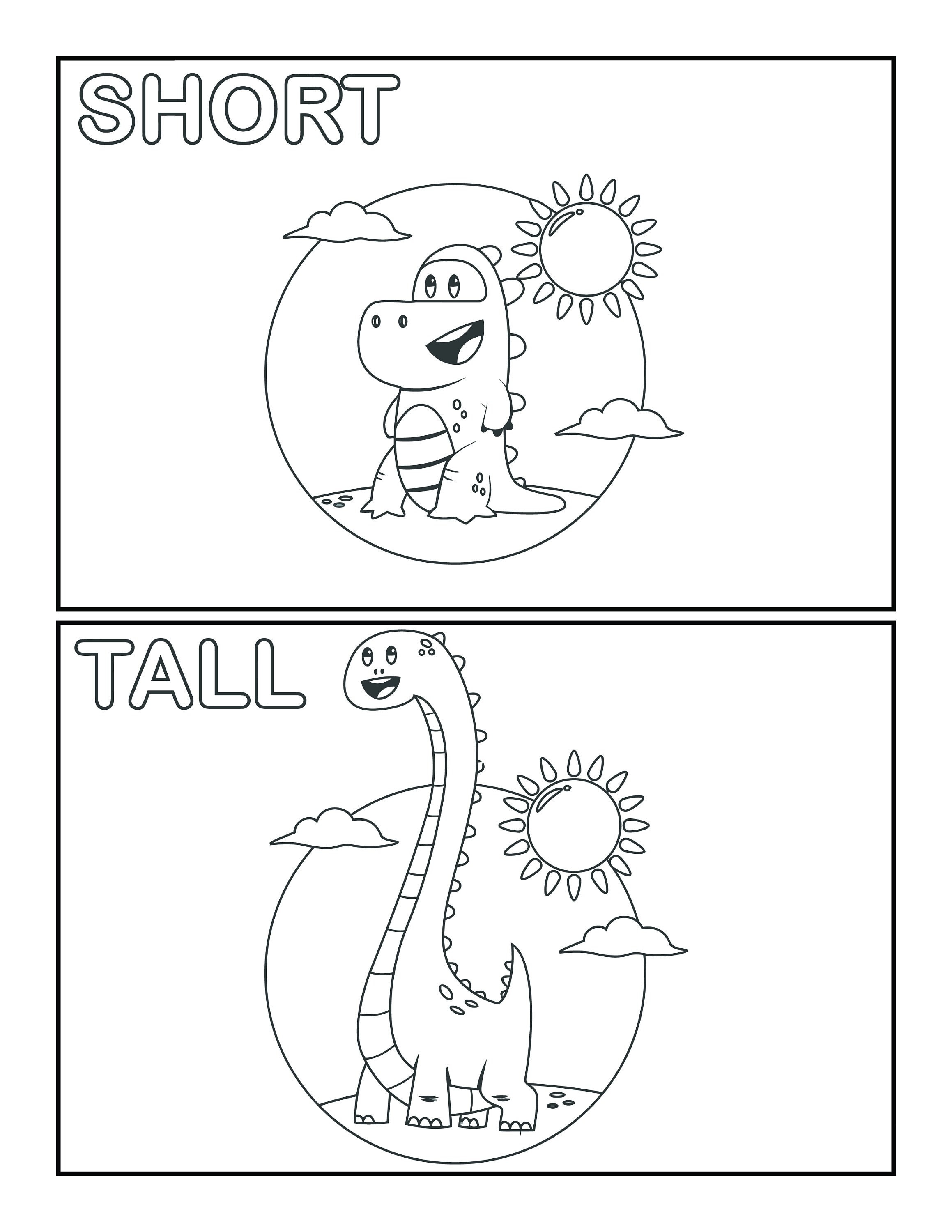 Opposite Words Coloring Pages (10) - Etsy