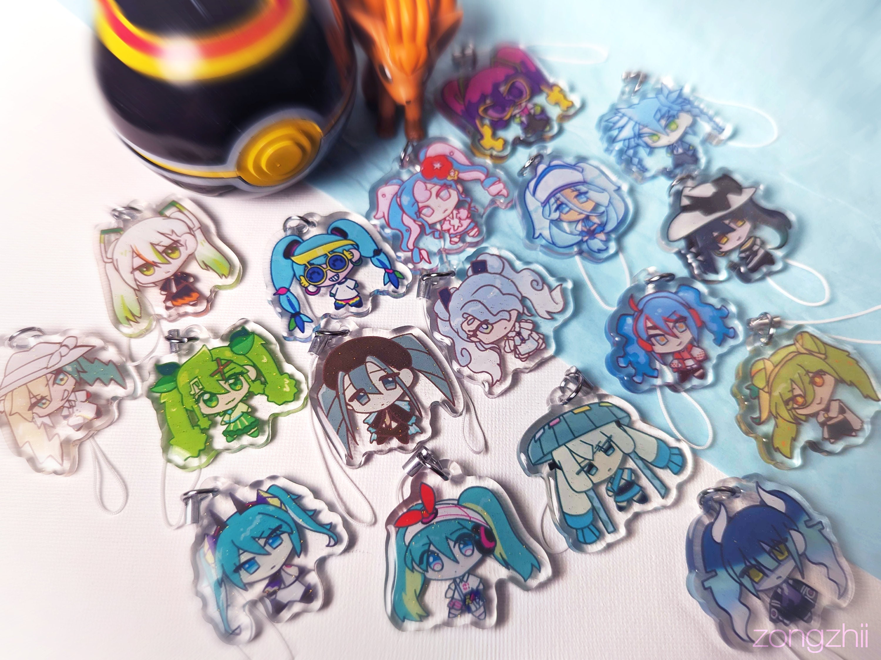 Project Voltage Miku Gacha Charms | All 18 Types - Etsy
