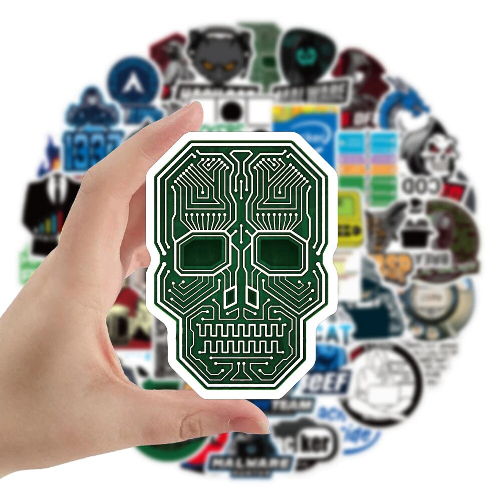 Hacker Programming Stickers Pack 10,30,50pcs, Computer Vinyl Stickers ...