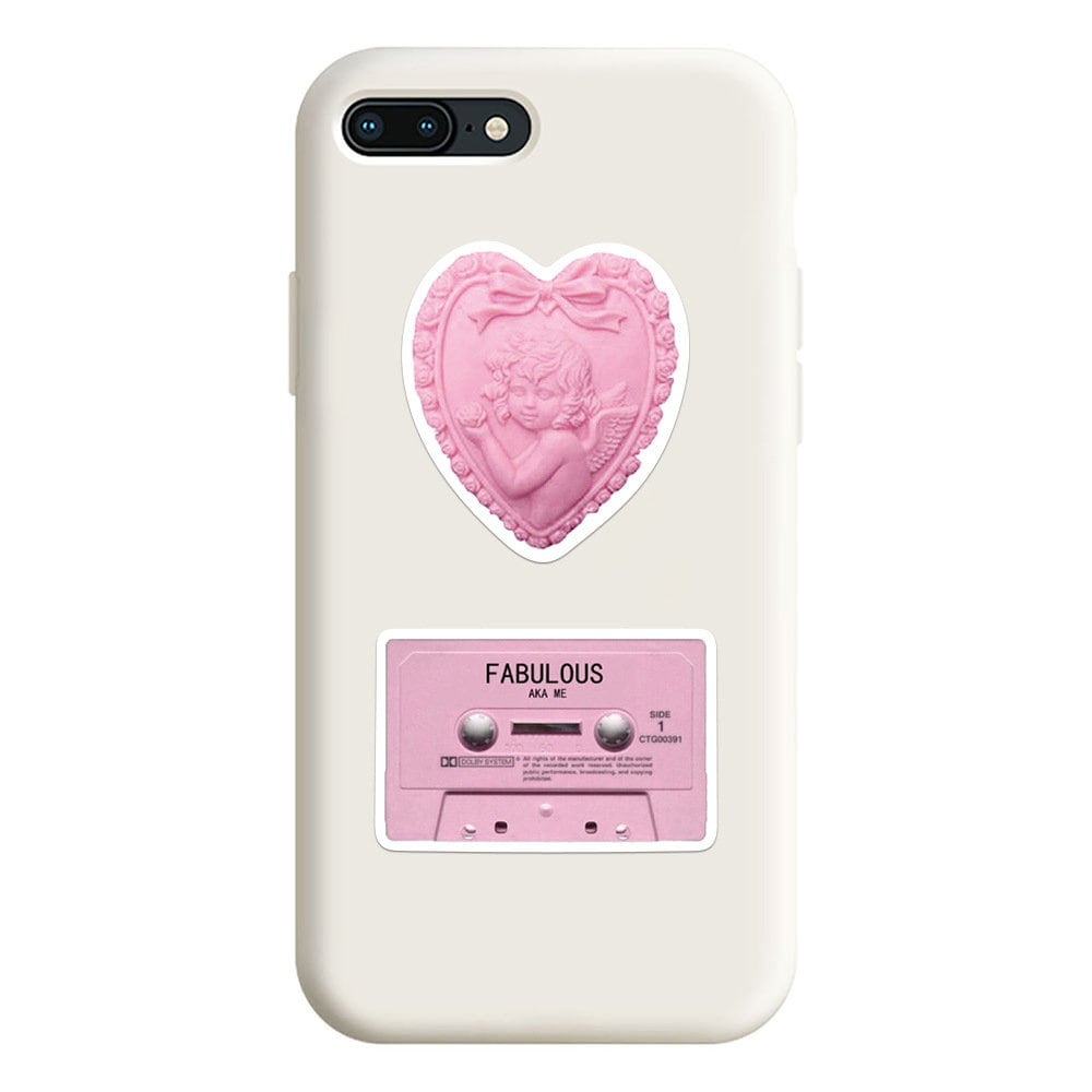 103050pcs Cute Pink Stickers Pack Aesthetic INS Style - Etsy