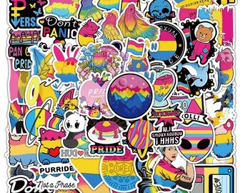 Pansexual Pride Flag Sticker - Etsy