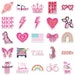 50 Cute Pink Vsco Stickers Pack Cartoon INS Aesthetic Sticker - Etsy