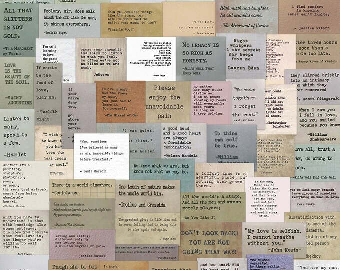 Motivational Phrases Vintage Stickers Pack 10,30,60pcs, Inspirational ...