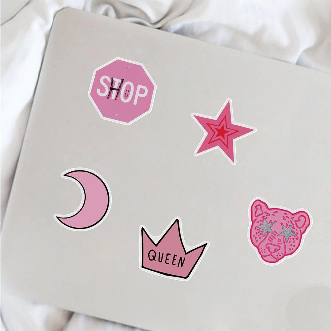 50 Cute Pink Vsco Stickers Pack Cartoon INS Aesthetic Sticker - Etsy