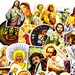 10,30,50,68pcs Jesus Stickers Pack, Christian Gift, God Christ Bible ...