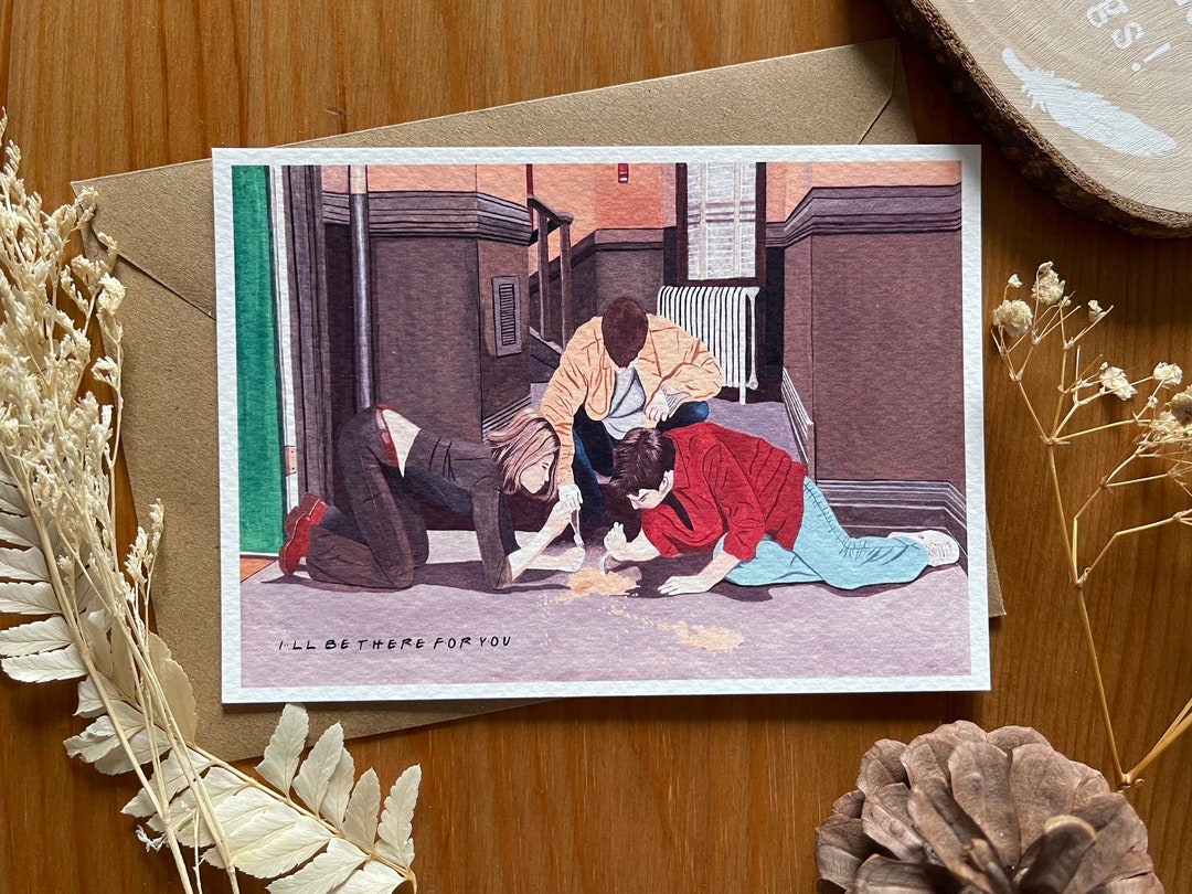 Card A6 Art Print. Friends the One With the Cheesecakes Illustration ...