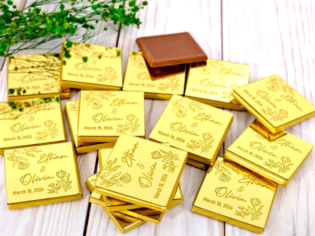Wedding Chocolate Favors, Luxury Wedding Chocolates, Wedding Favors ...