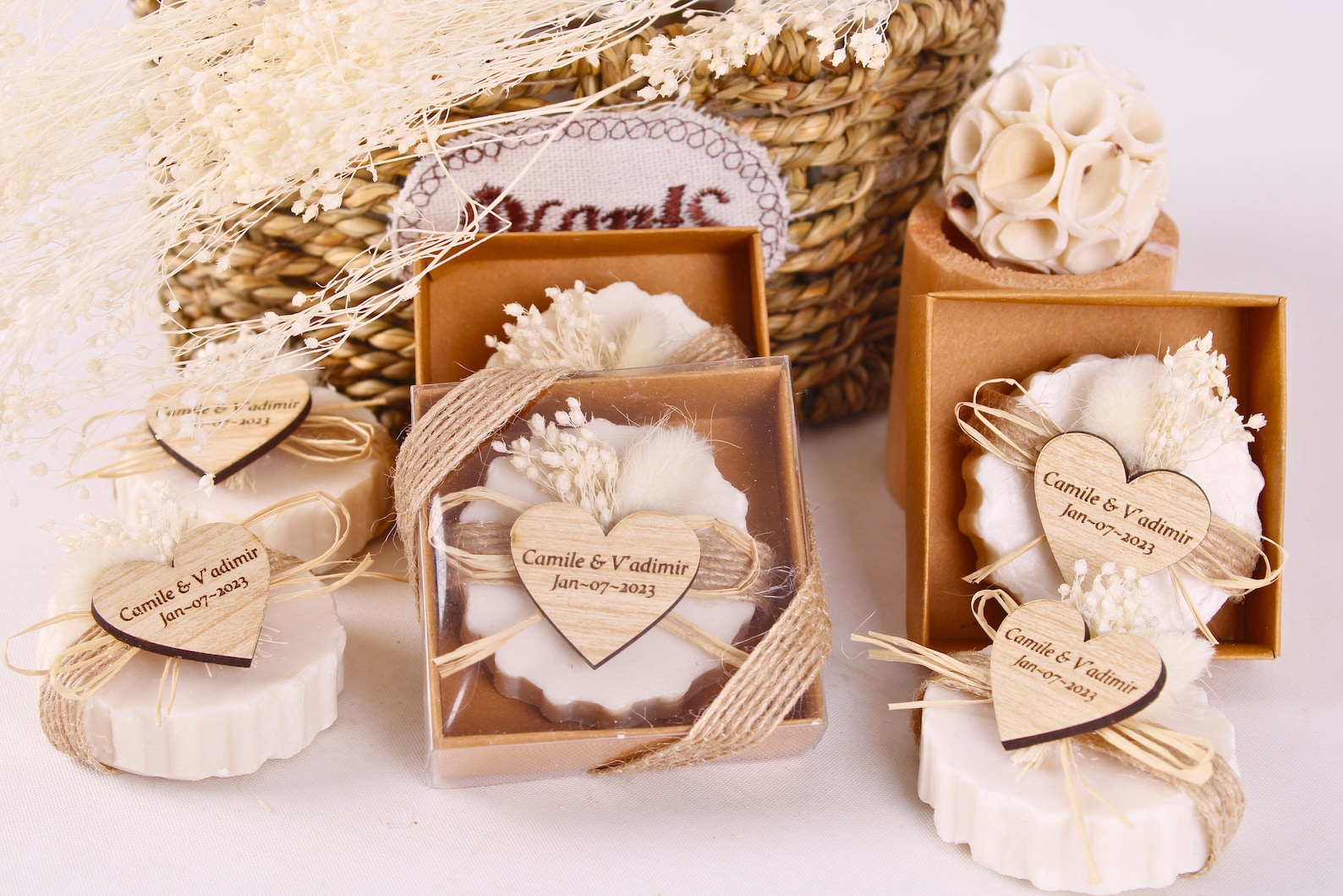 Wedding Scented Soap Bulk, Personalized Wedding Favors for Guests ...