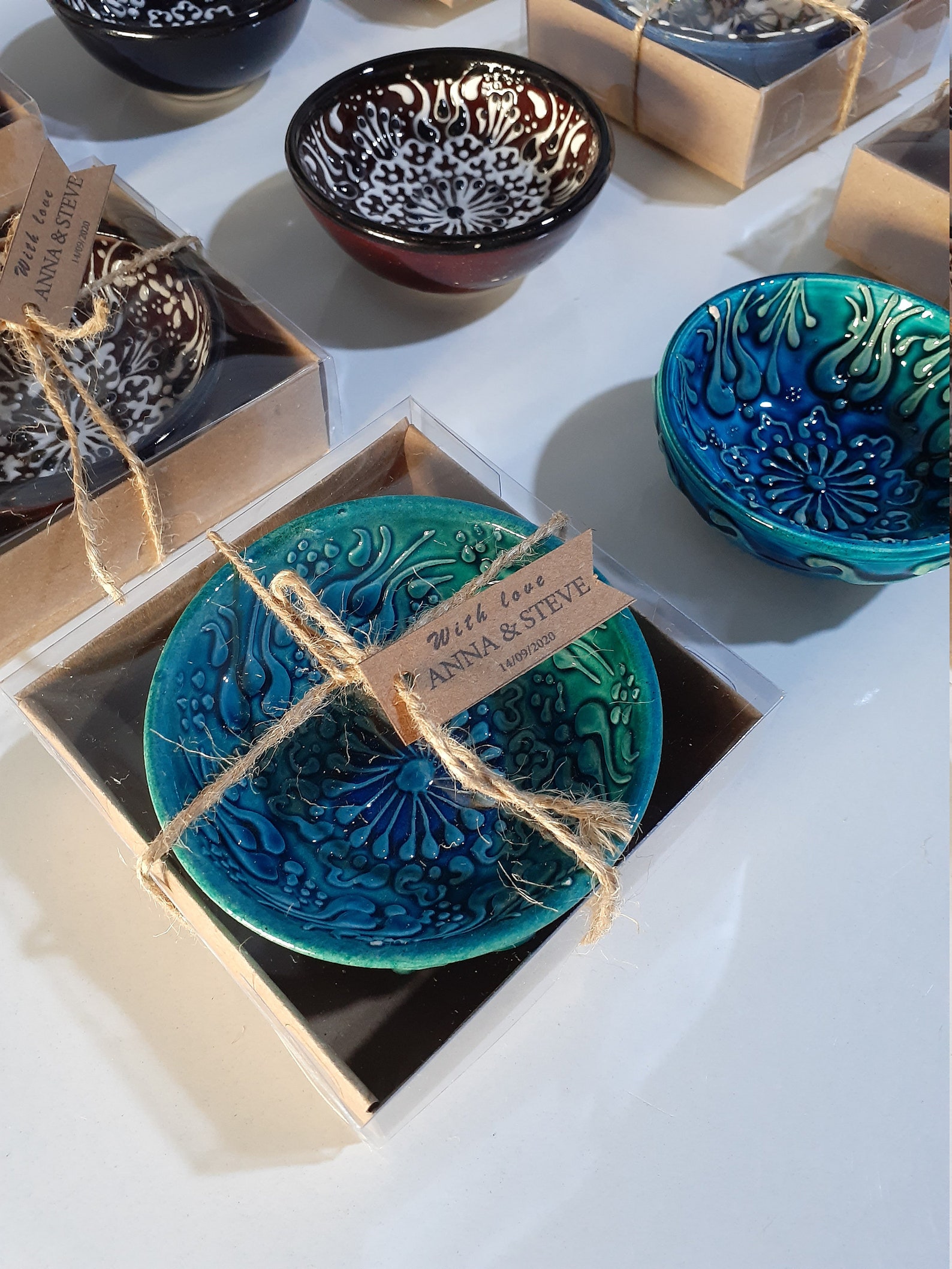 Bridal Shower Bowl Favors for Guests in Bulk, Rustic Wedding Favors ...