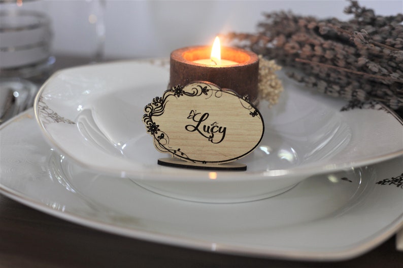 Personalized Place Names Wedding Place Setting Place Card | Etsy