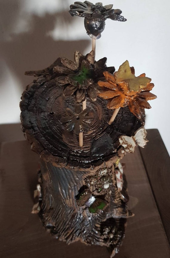 Treehouse Elves Hobbit Fairies Pottery Ceramics Garden - Etsy