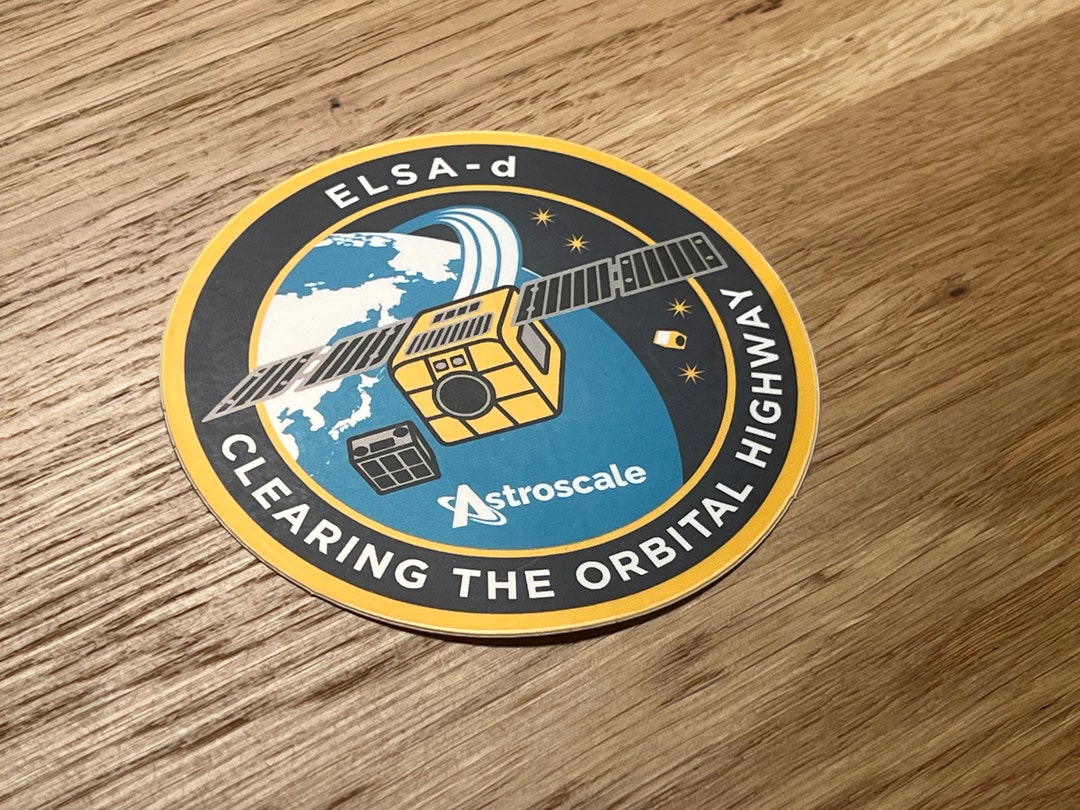 Rare Astroscale Elsa-d Satellite Sticker // 2.5" Vinyl // for the Space ...