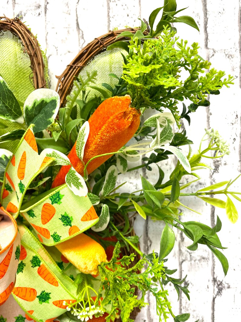 Carrot Door Hanger, Velvet Carrots, Easter Spring Decor - Etsy
