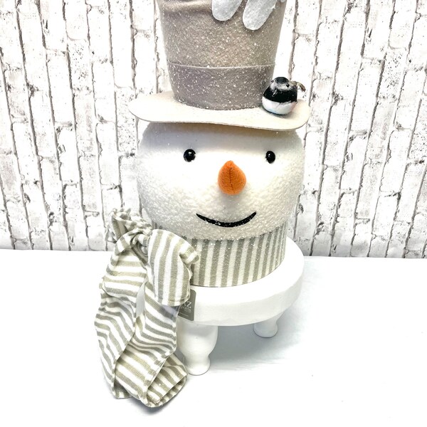 Snowman Head Tree Topper - Etsy
