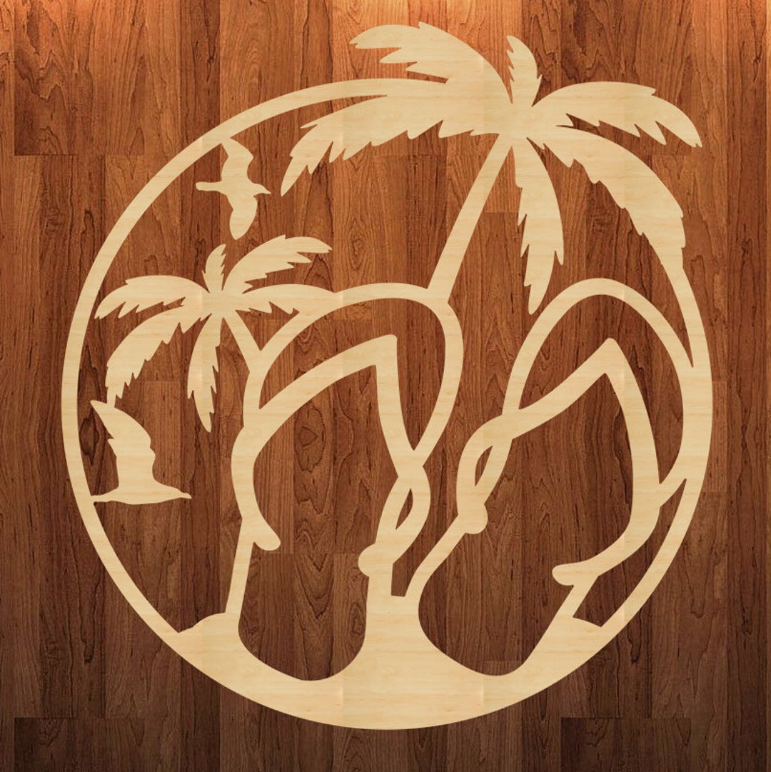 By the Beach Cutout - Etsy