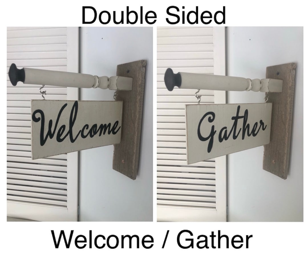 Double Sided Hanging Sign Tiles Small - Etsy