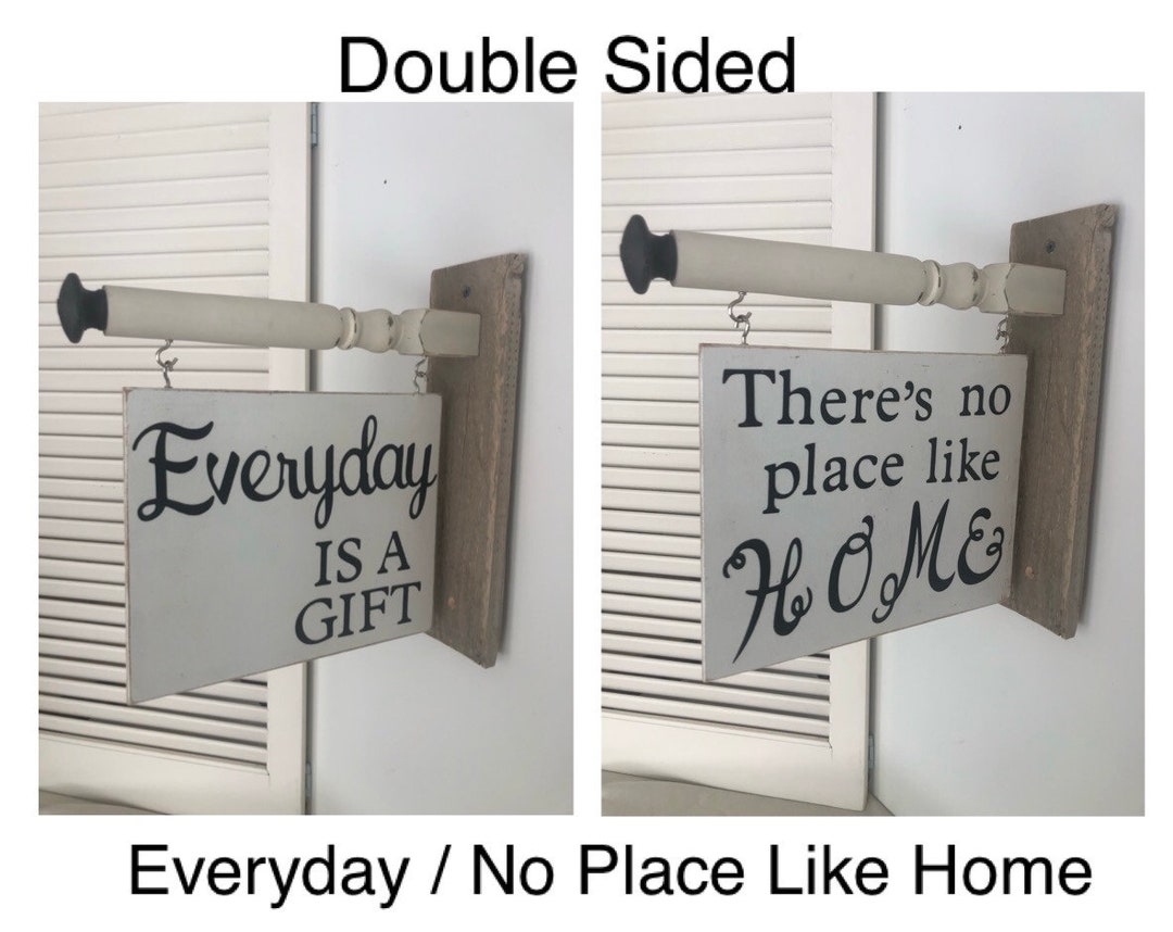 Double Sided Hanging Sign Tiles - Etsy