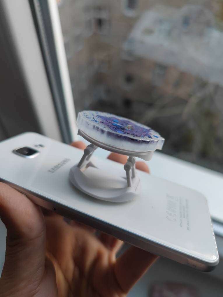 Resin Popsocket With Real Dried Flowers Phone Holder Stand - Etsy