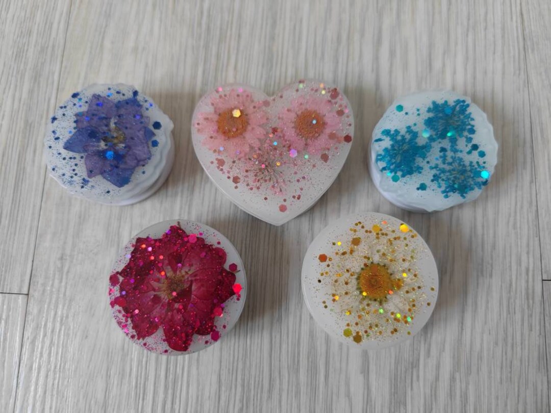 Resin Popsocket With Real Dried Flowers Phone Holder Stand - Etsy