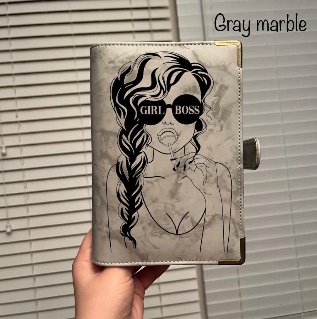 Custom A6 Budget Binder, Girl Boss Budget Binder, Personalized Budget ...