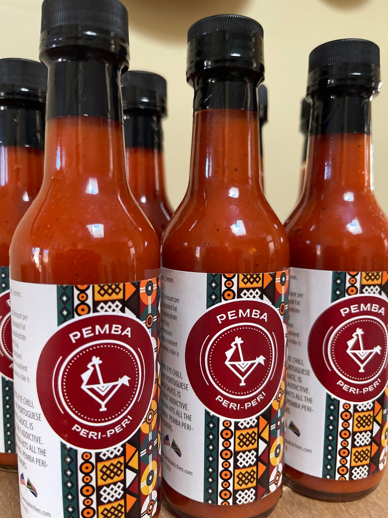 Peri-peri Sauce Pemba Peri-peri Sauce South Africa Hot Sauce Condiments ...