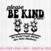 Please Be Kind to Others Svg File for Cricut, Groovy Kindness Svg, Wavy ...