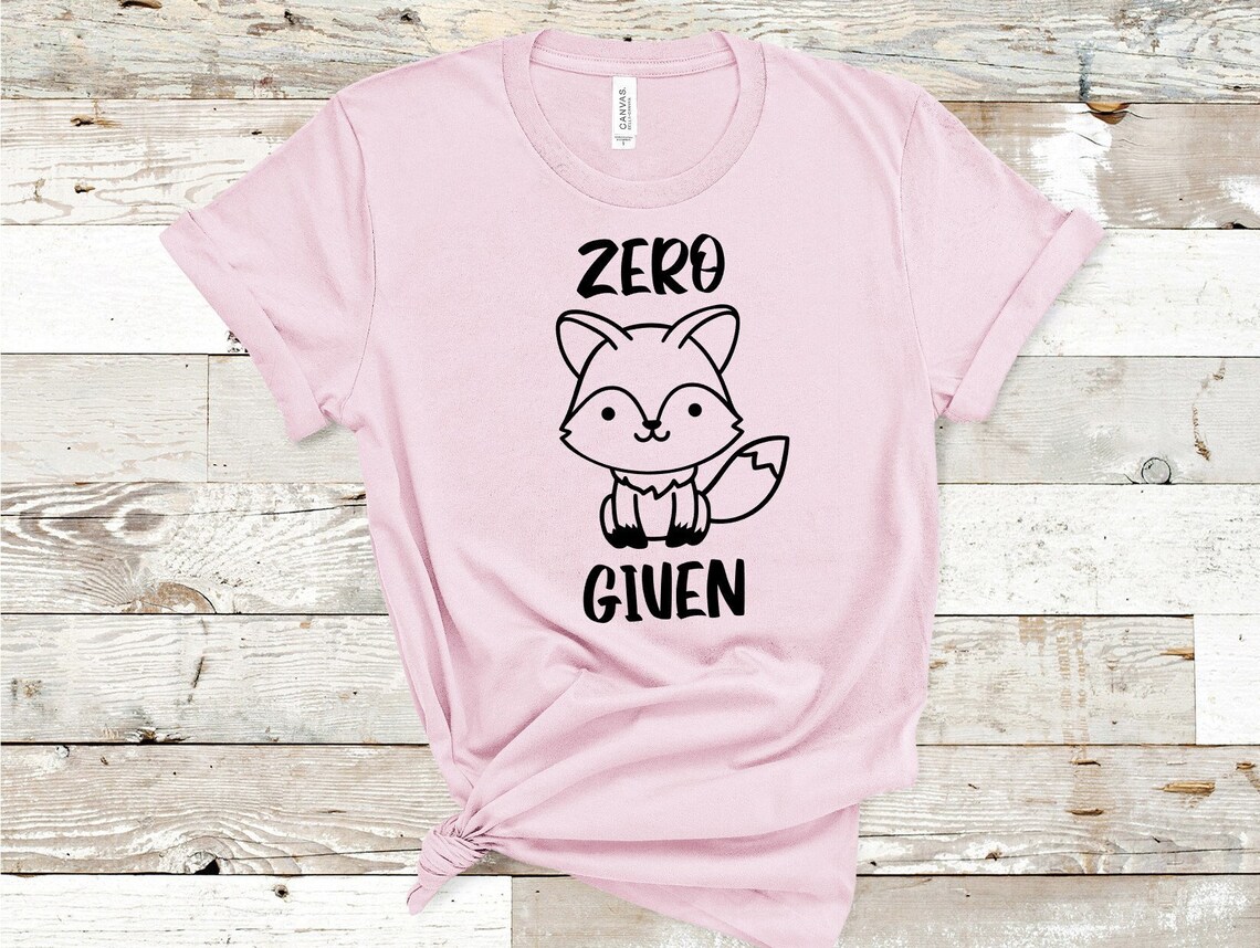 Zero Fox Given Svg Funny Svg Files for Cricut Dxf Files Svg - Etsy