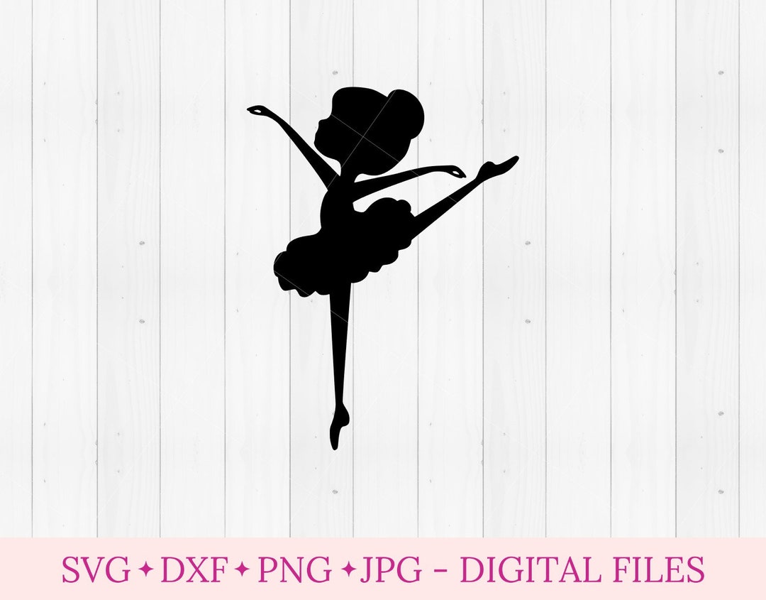 Ballerina Svg, Little Girl Silhouette Svg, Ballet Dancer Clipart ...