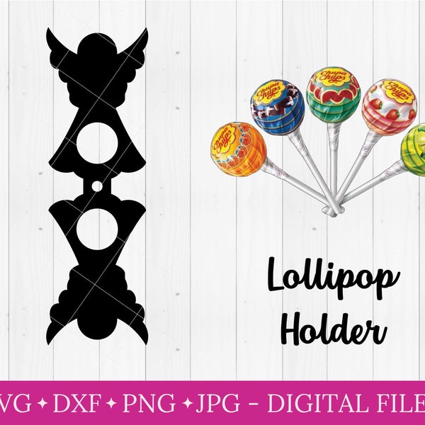 Lollipop Holder Svg - Etsy