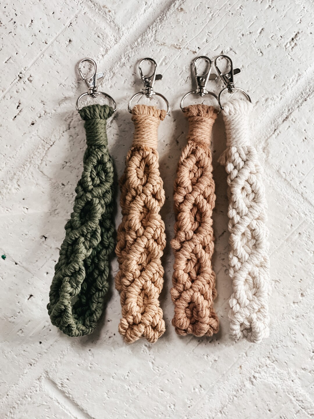 Diamond Macrame Wristlet - Etsy