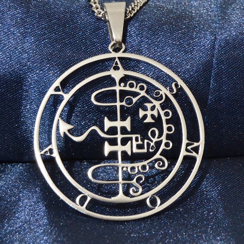 Asmodeus Asmoday Demon Sigil Pendant Ars Goetia Seal Necklace | Etsy
