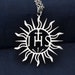Luminous IHS Pendant With Rays Symbolism of Christianity and Religious ...