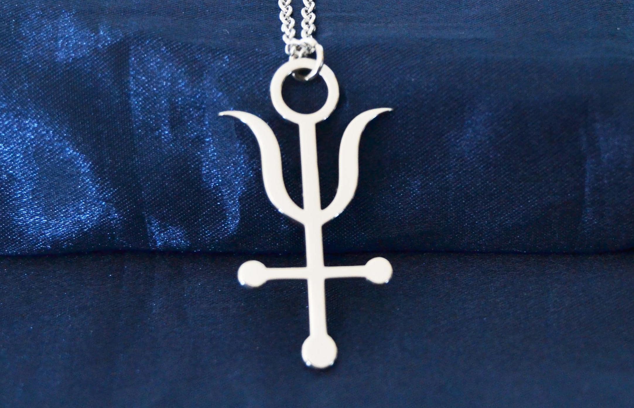 Ancient Alchemical Symbol Antimony Pendant Necklace Diameter Height ...