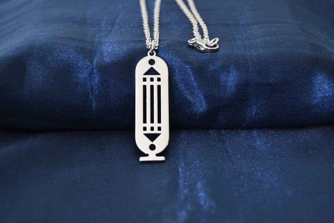 Atlantis Pendant Egyptian Figure Protection Shield Egyptian Talisman of ...