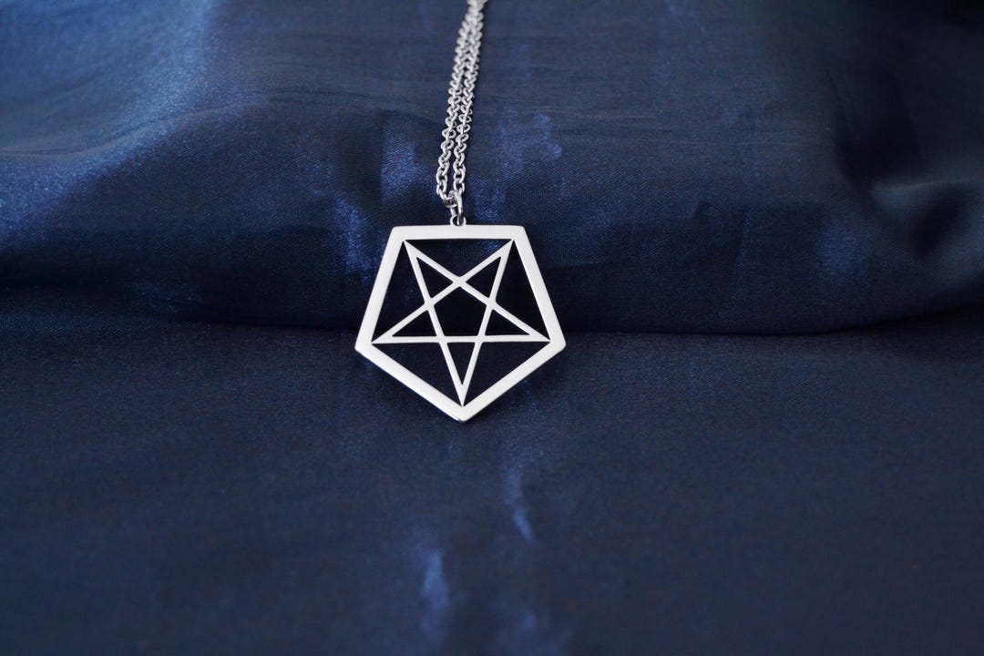 Superb Pentagon and Inverted Pentagram Symbol of Domination Over ...