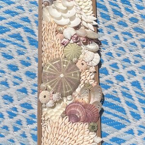Seashell Mosaic Wall Art Sea Shell Beach Decor - Etsy