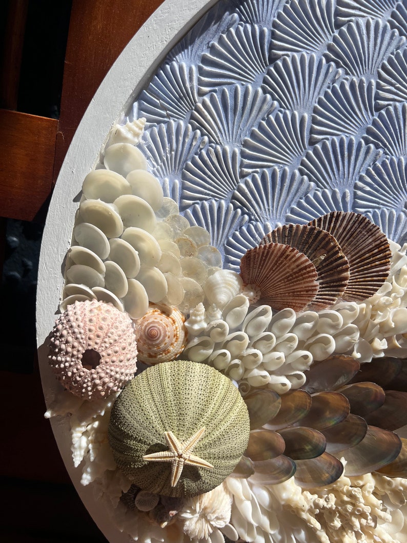 Seashell Mosaic Wall Art - Etsy