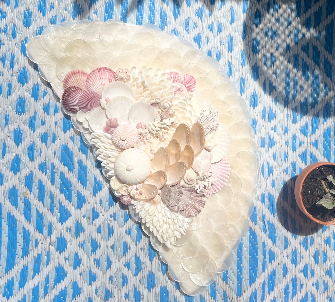Seashell Mosaic Wall Art - Etsy