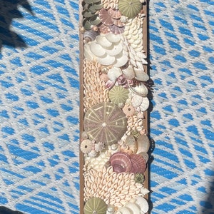 Seashell Mosaic Wall Art Sea Shell Beach Decor - Etsy