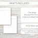 Printable Calendar Template, Lined Calendar, Blank Calendar, 8.5x11 ...
