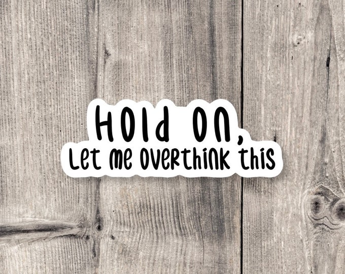 Professional Overthinker Anxiety Sticker Overthinking Funny - Etsy