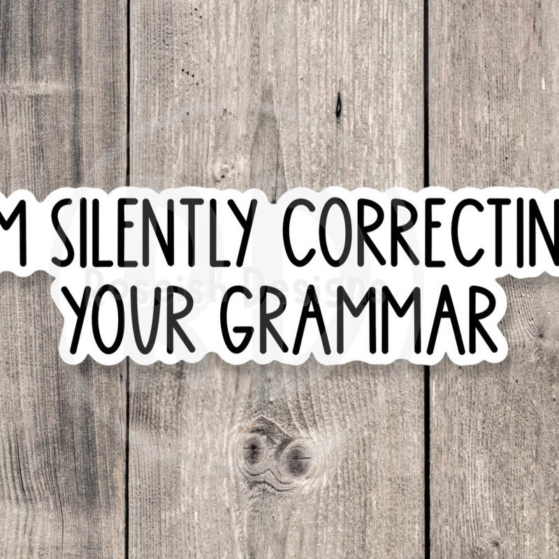Funny Grammar Card - Etsy