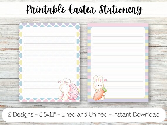 Easter Stationery Templates Amazon.com : GLKTOPO 60 Sheets Easter