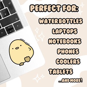 Cute Halloween Water Bottle Sticker, Laptop Sticker, Halloween Lover ...
