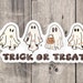 Cute Halloween Water Bottle Sticker, Laptop Sticker, Halloween Lover ...