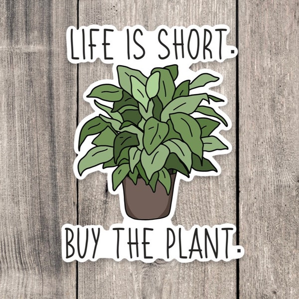 Plant Sticker - Etsy