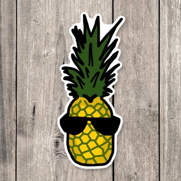 Pineapple Sticker - Etsy