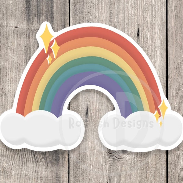 Rainbow Stickers - Etsy