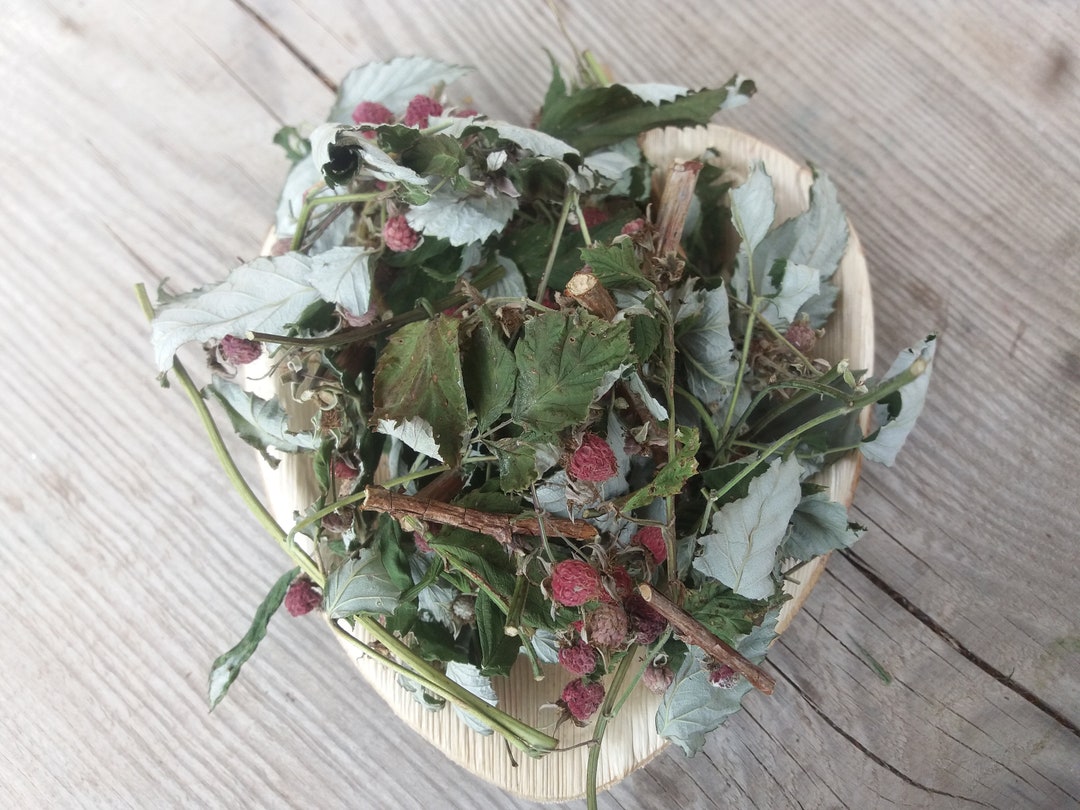 Dried Raspberry Leaves With Stems - Organic Dried Raspberry Herb ...