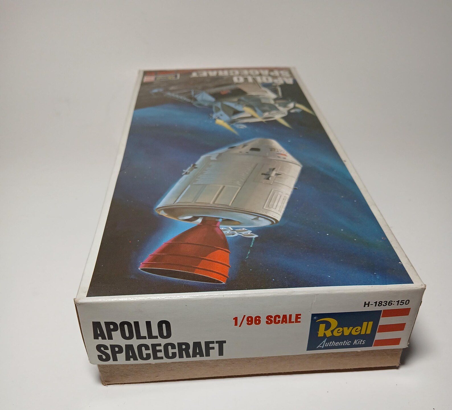 Rare VTG 1969 Revell Apollo Spacecraft Model Kit Silver Decals Complete ...